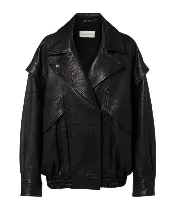 Nour Hammour Micah Leather Coat