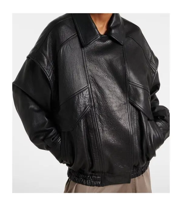 Nour Hammour Micah Leather Coat