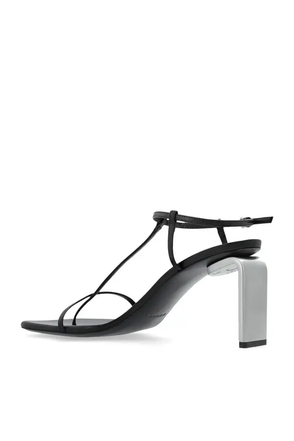 JIL SANDER Thong Strap Heeled Sandals