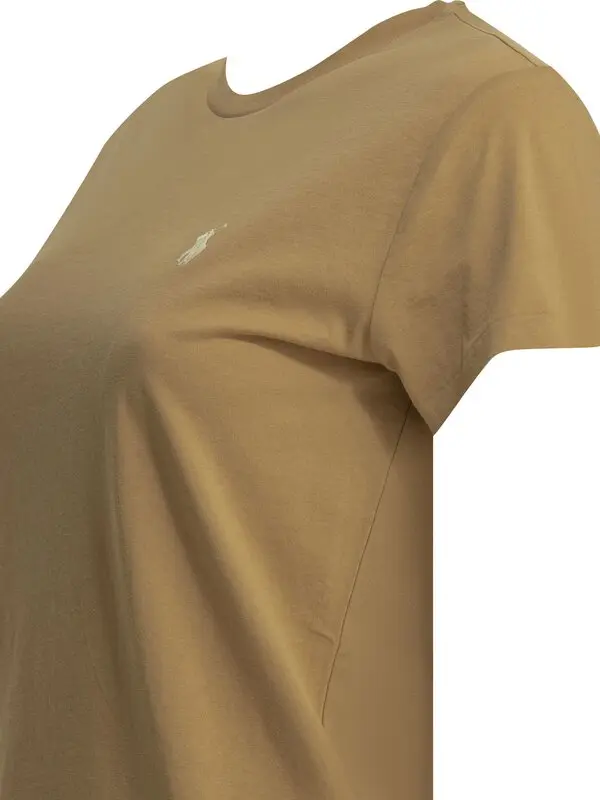 Polo Ralph Lauren Embroidered Pony Crewneck T-shirt - Brown