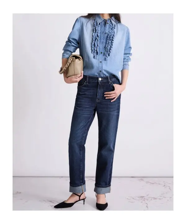 Marella Belted Straight Leg Jeans