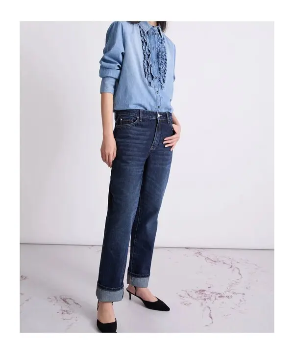 Marella Belted Straight Leg Jeans
