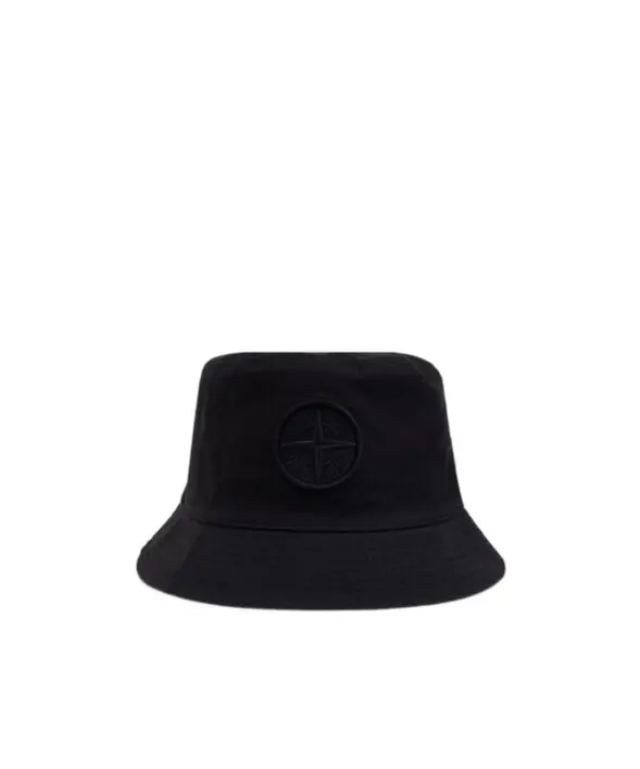 Stone Island Compass-embroidered Bucket Hat