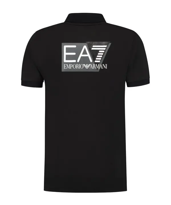 EA7 Logo Printed Polo Shirt