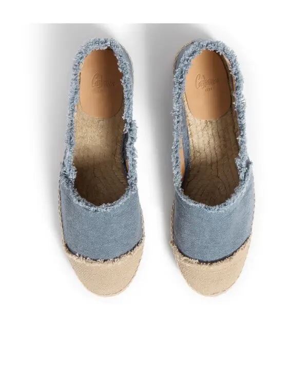 CastaÑer Kampala Logo Straw Shoes