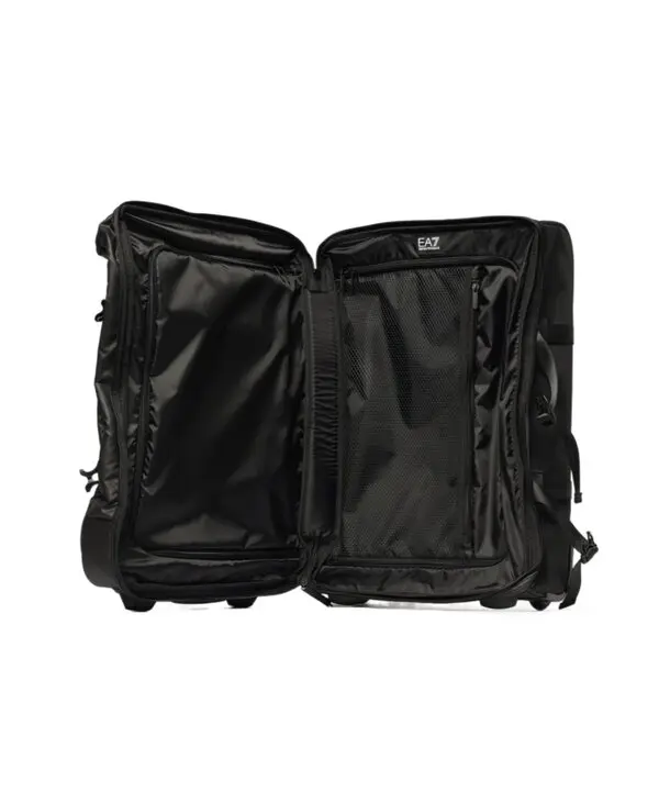 EA7 Logo Detail Buckle Strap Luggage