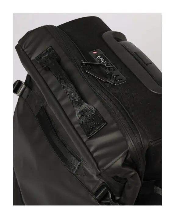 EA7 Logo Detail Buckle Strap Luggage
