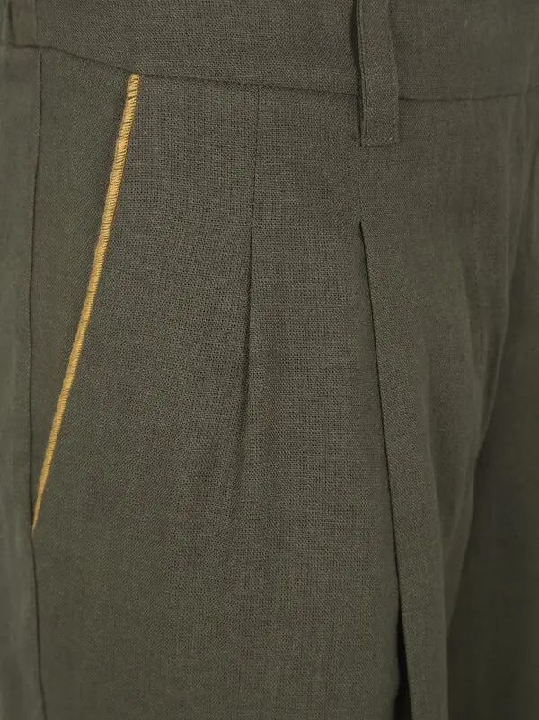 TWINSET Pleated Tailored Pants