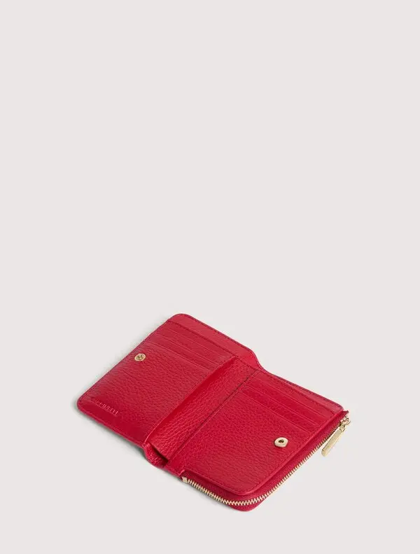 COCCINELLE Logo Lettering Zipped Wallet