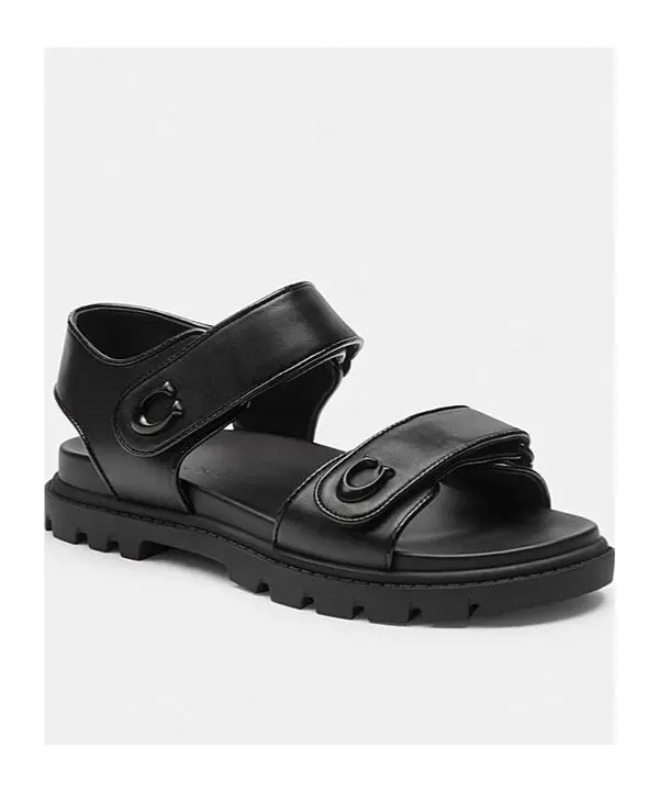 COACH Brynn Leather Sandals