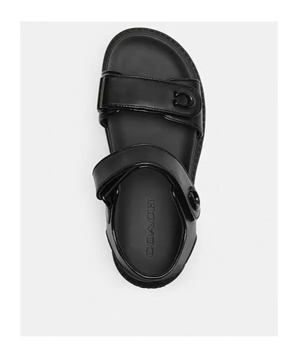COACH Brynn Leather Sandals
