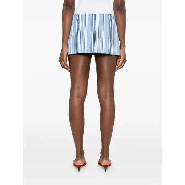 THE FRANKIE SHOP Striped Midi Skirt