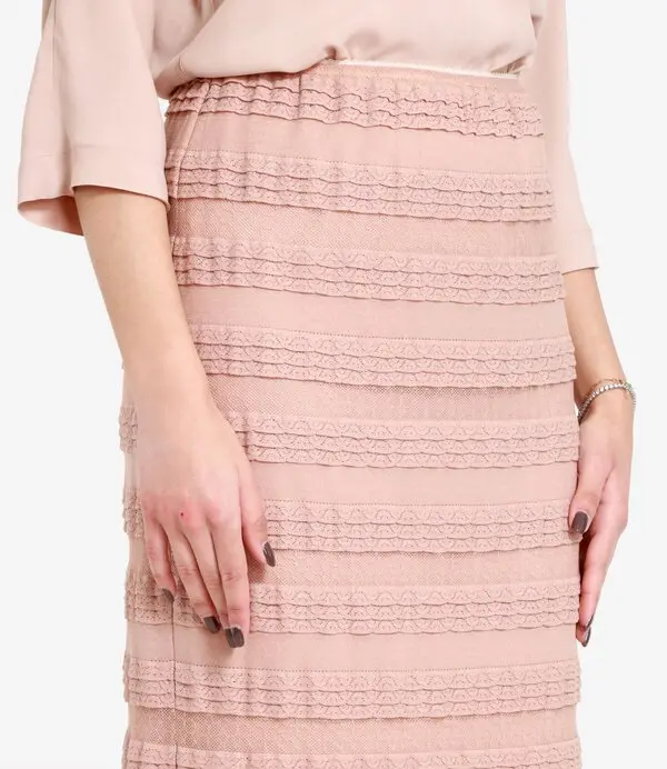 N.21 Lotus Leaf Trimmed Skirt