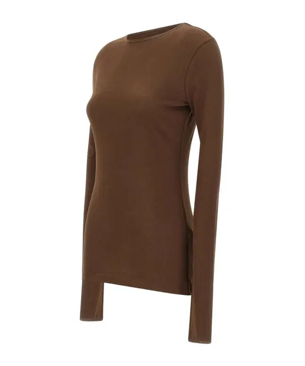 ENTIRE STUDIOS Sheer Long Sleeve Top