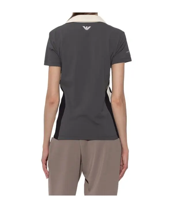 EA7 Logo-print Colourblock T-shirt