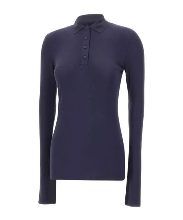 ENTIRE STUDIOS Long-sleeve Polo Shirt - Black