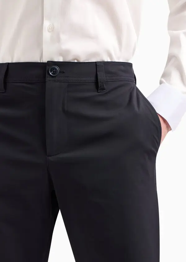 Armani Exchange Straight-leg Chino Shorts