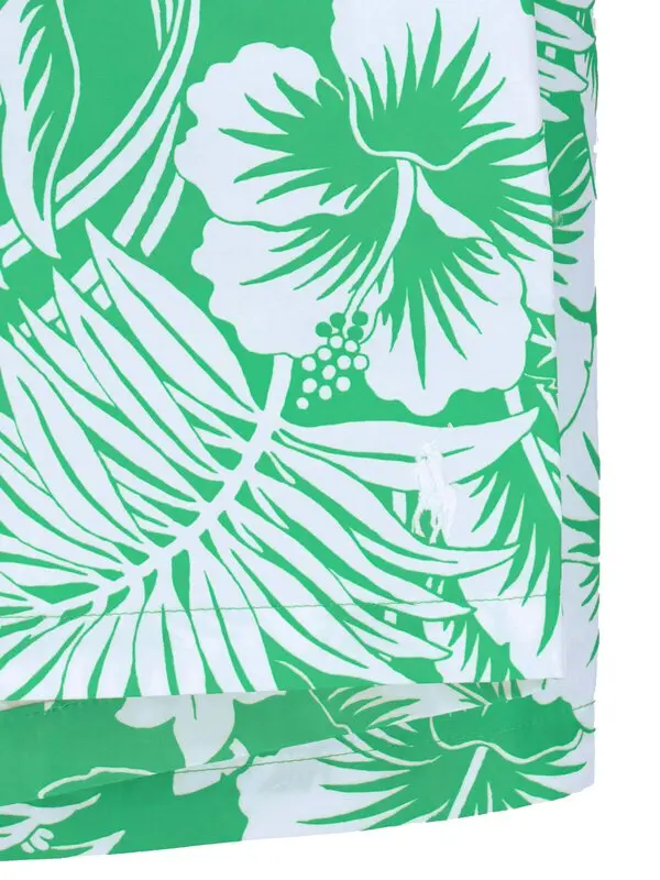 Polo Ralph Lauren Floral-patterned Drawstring Swim Shorts