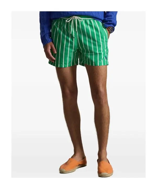 Polo Ralph Lauren Drawstring Straight Striped Shorts