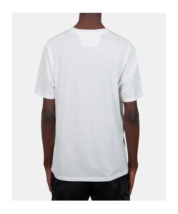 C.P. COMPANY T-shirt Logo Central À Manches Courtes
