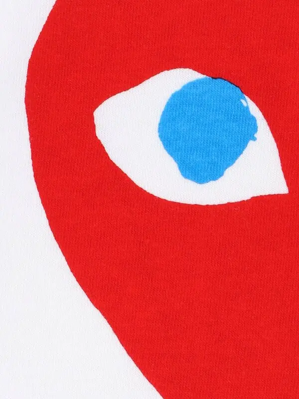 Play Comme Des Garcon Heart-print Cotton T-shirt