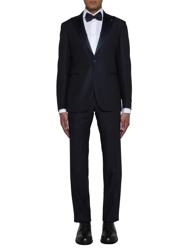 Tagliatore Satin Lapel Tuxedo Suit