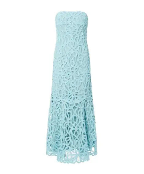 Simkhai Lace Guipure Cotton-blend Bustier Dress