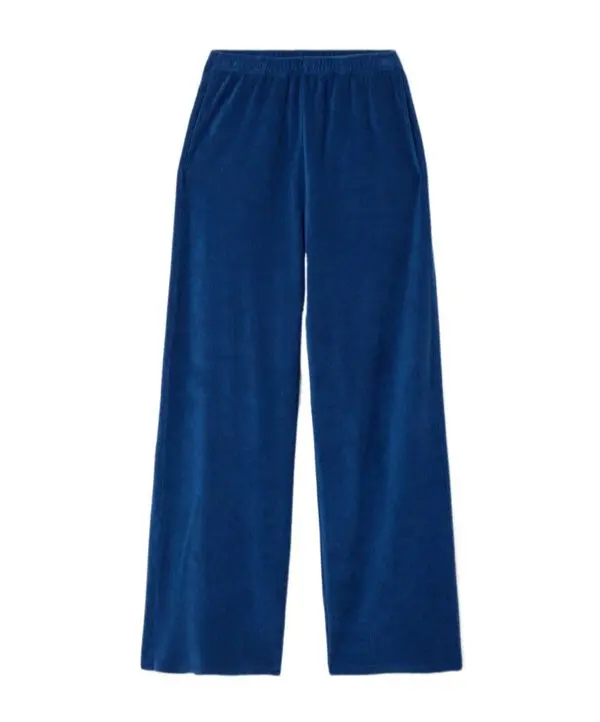 American Vintage Embroidered Logo Track Pants - Blue