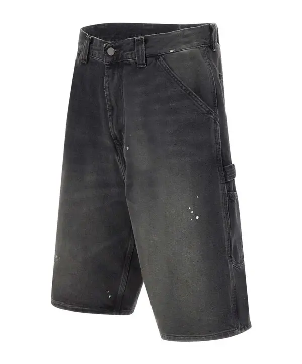 Carhartt Og Single Knee Paint-splatter Shorts