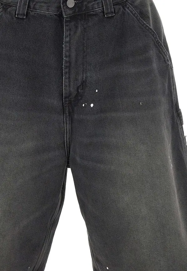 Carhartt Og Single Knee Paint-splatter Shorts