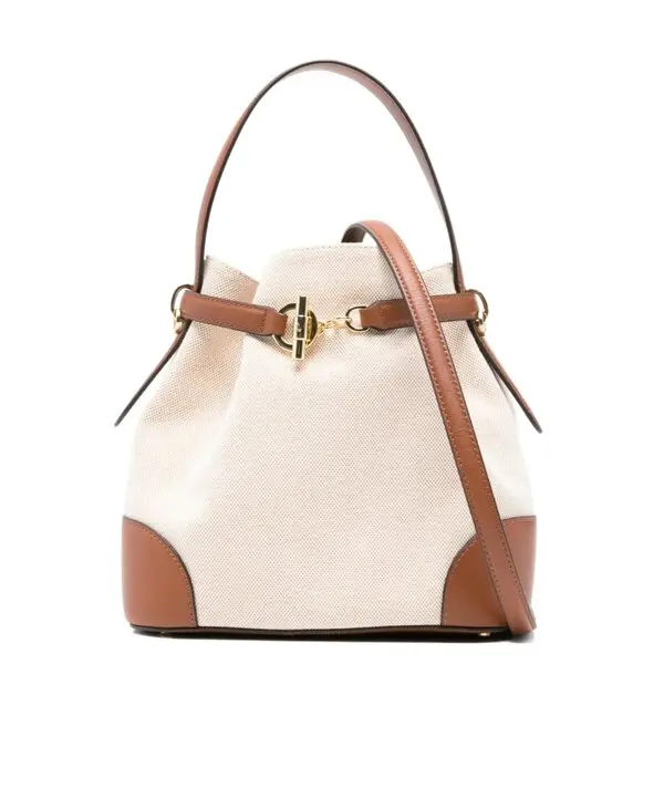 Ralph Lauren Medium Canvas Bucket Bag