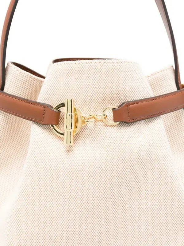 Ralph Lauren Medium Canvas Bucket Bag