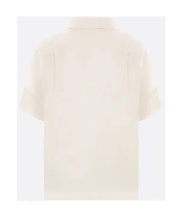 STORY MFG. Greetings Appliqué-lettering Shirt