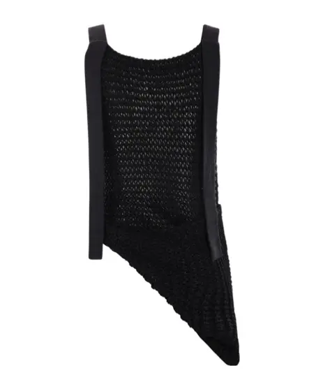 QUIRA Asymmetric Knitted Vest