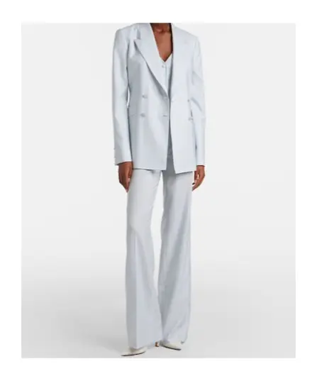 Gabriela Hearst Wool And Silk Flared Pants