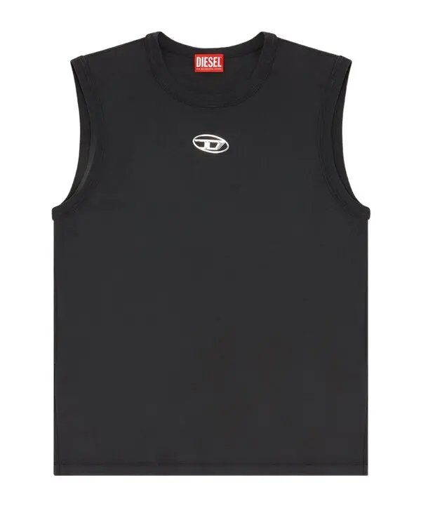 DIESEL® T-bisco-iod Metallic Oval D Tank Top