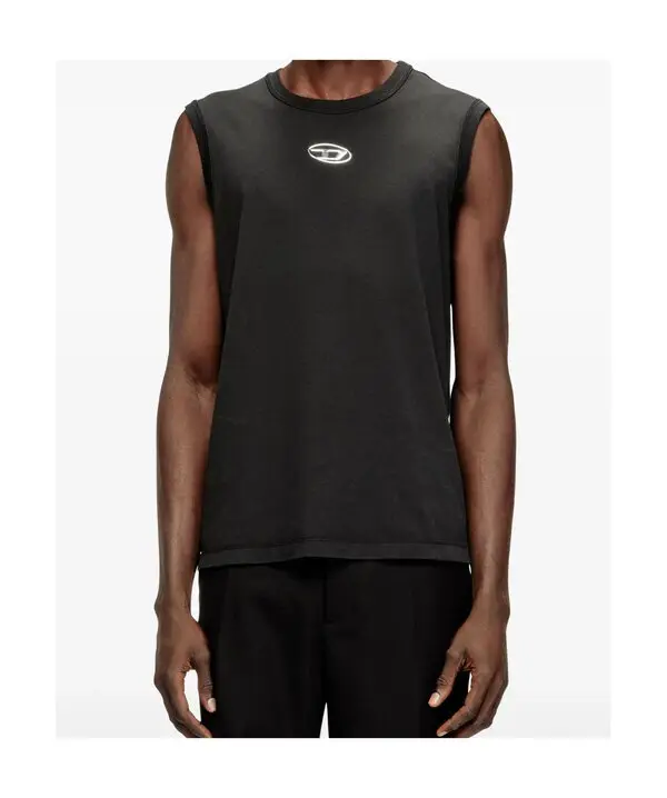 DIESEL® T-bisco-iod Metallic Oval D Tank Top