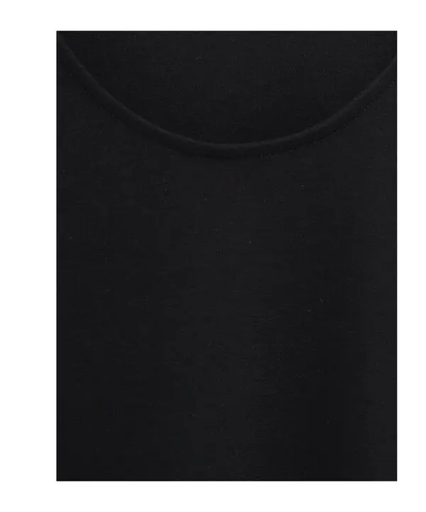 LEMAIRE Cotton T-shirt With Asymmetrical Hem
