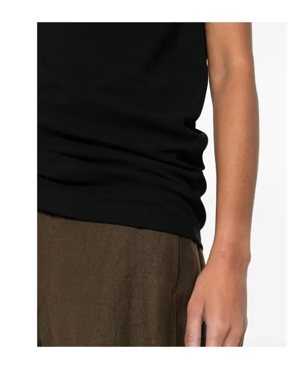 LEMAIRE Cotton T-shirt With Asymmetrical Hem