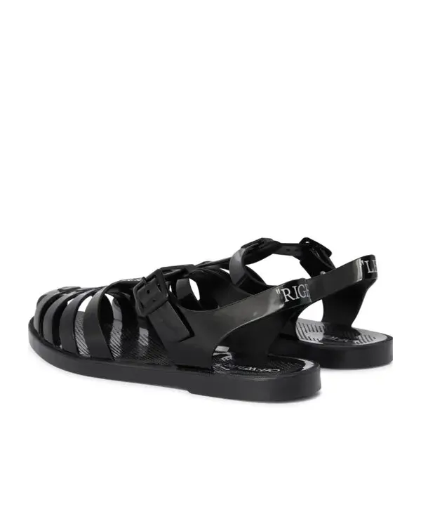 Off-White Arrow Buckle Detailed Sandals