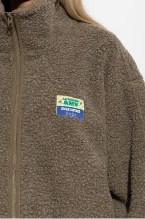 American Vintage Hoktown Teddy Zip-up Fleece Coat