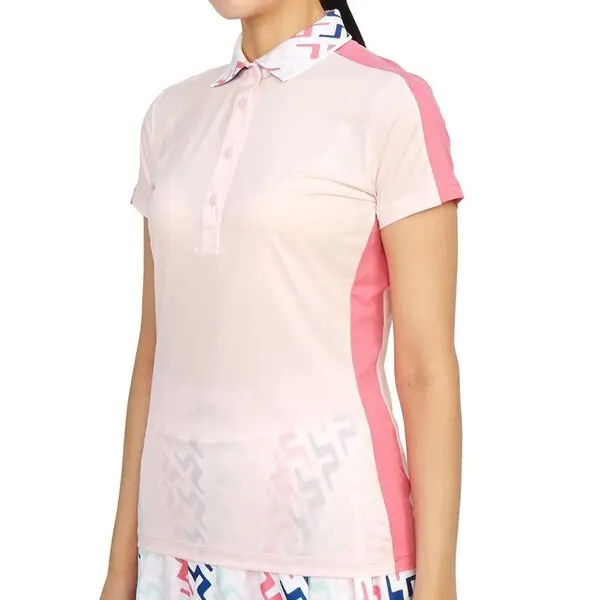 J. Lindeberg Tilda Polo Shirt With Graphic Collar