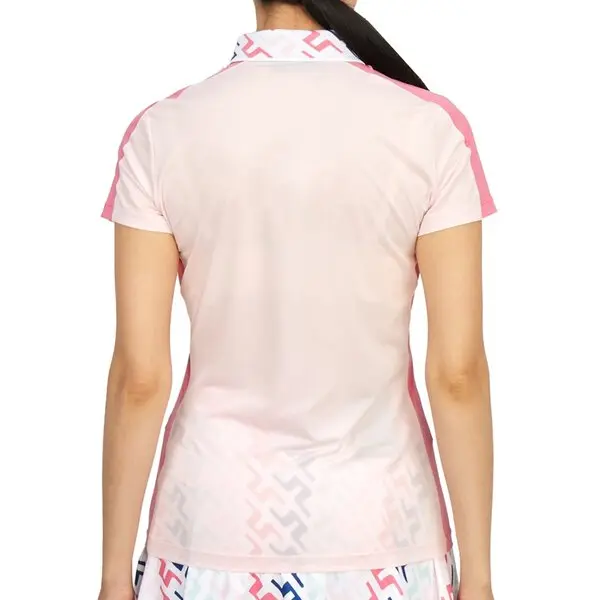 J. Lindeberg Tilda Polo Shirt With Graphic Collar