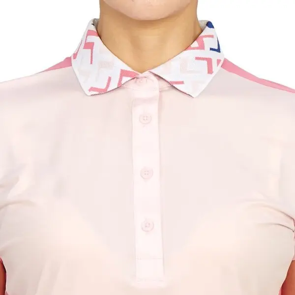 J. Lindeberg Tilda Polo Shirt With Graphic Collar