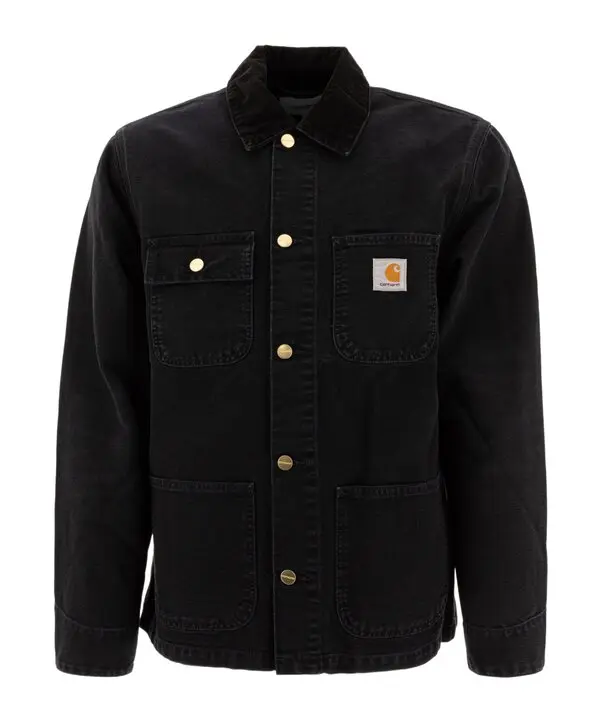 Carhartt Work In Progress Dearborn Canvas Michigan Coat - Black