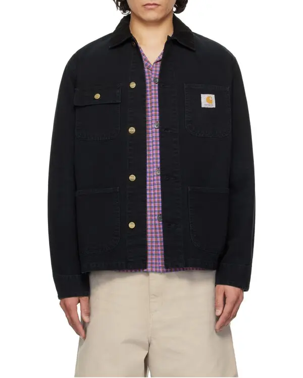 Carhartt Work In Progress Dearborn Canvas Michigan Coat - Black