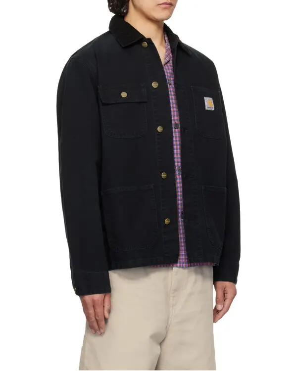 Carhartt Work In Progress Dearborn Canvas Michigan Coat - Black