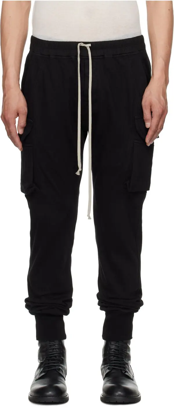Rick Owens Mastodon Drawstring Tapered Trousers