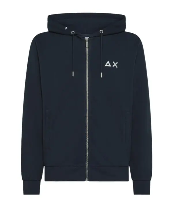 SUN 68 Zip-up Drawstring Hoodie