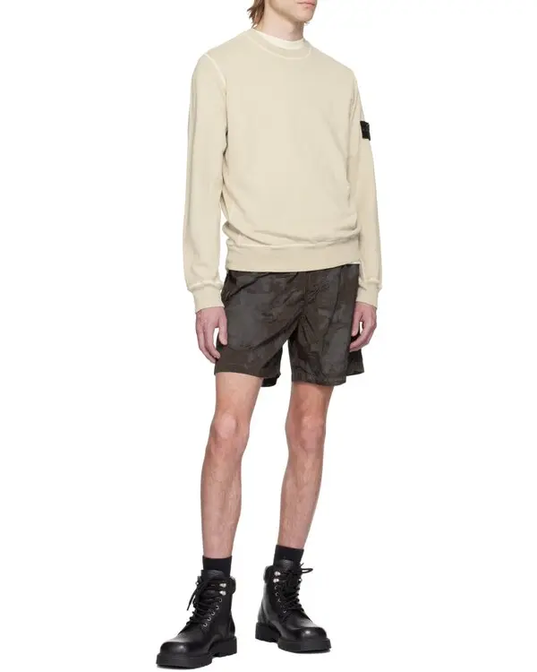 Stone Island Compass-badge Crewneck Sweatshirt